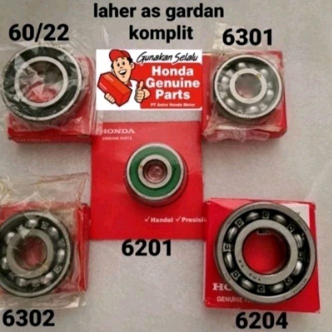 Jual Laher Bearing Rasio Set Honda Beat Karbu Scoopy eSP Beat Fi Vario ...
