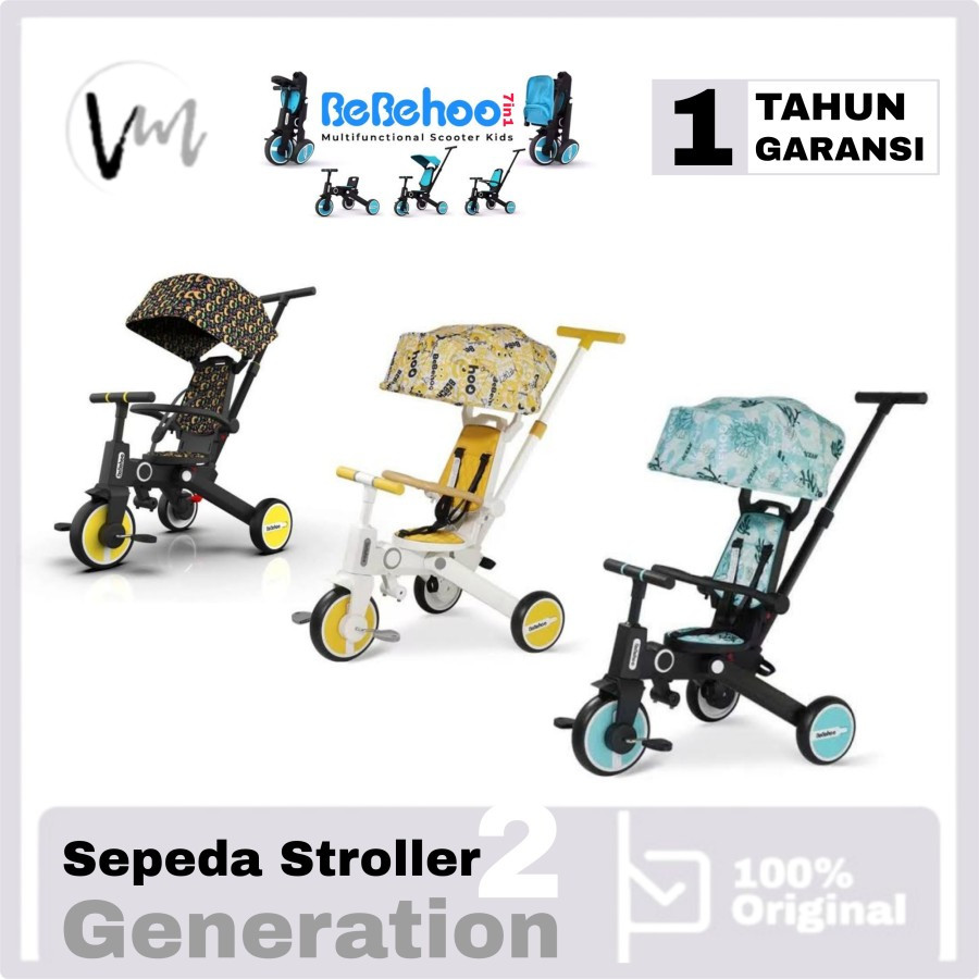 Jual Bebehoo Gen 2 Stroller Bike 7in1 Tricycle Folding Strake Sepeda ...