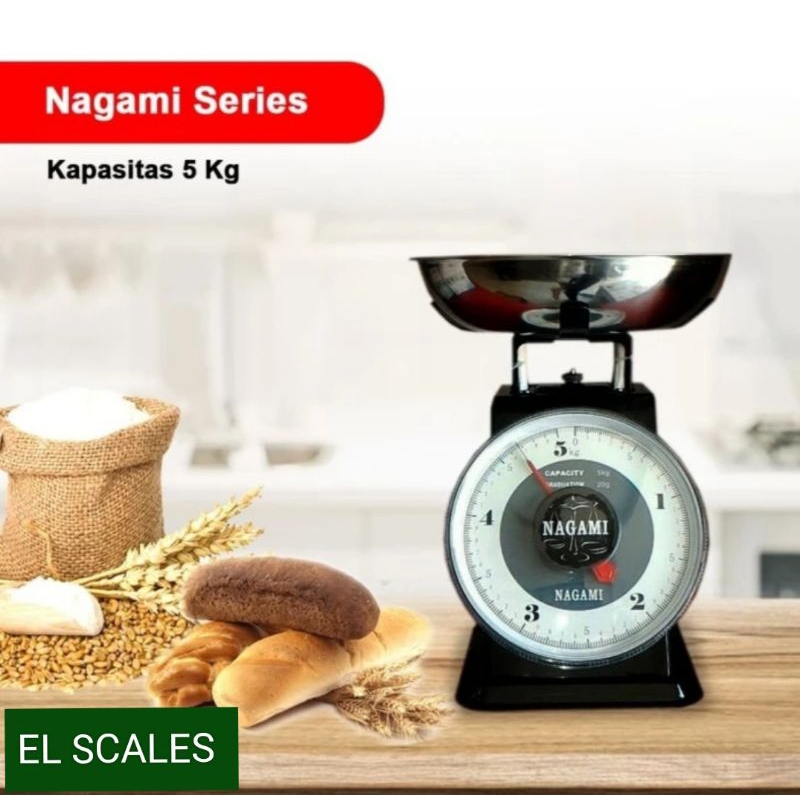 Jual Timbangan duduk jarum NAGAMI series kapasitas 5kg | Shopee Indonesia