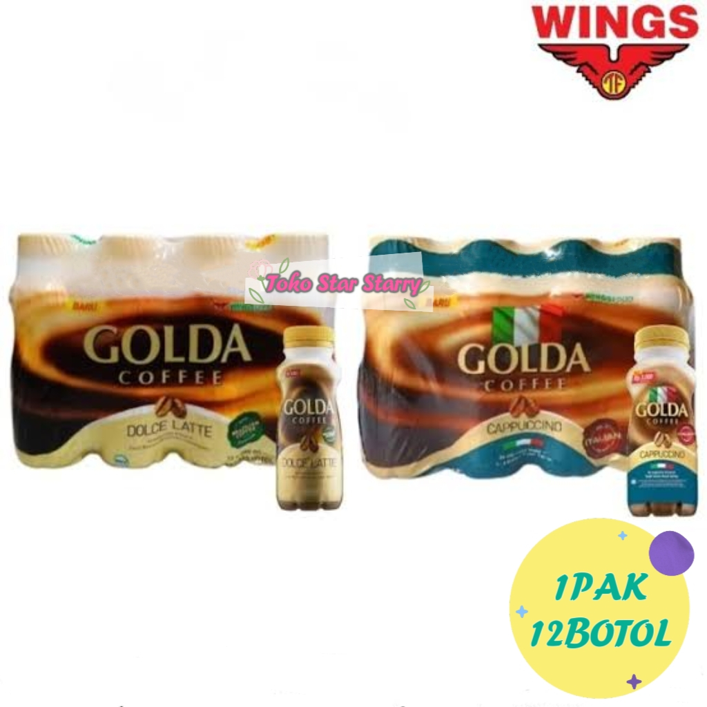 Jual [Instant] Golda Coffee Dolce Latte Botol 200 ml x12 Siap Minum ...