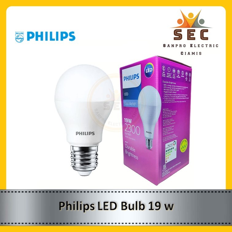 Jual Lampu Bohlam LED Philips 19 Watt Putih / Cool Daylight ( 19W ...