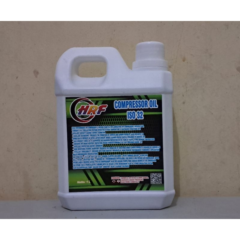 Jual HRF Compressor Oil Iso 32 oli kompressor 1 ltr | Shopee Indonesia