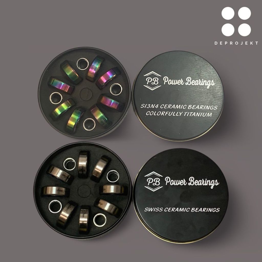 Jual Power Bearings Swiss Colorfull Gold Titanium 7 Ball & 6 Ball BEST ...
