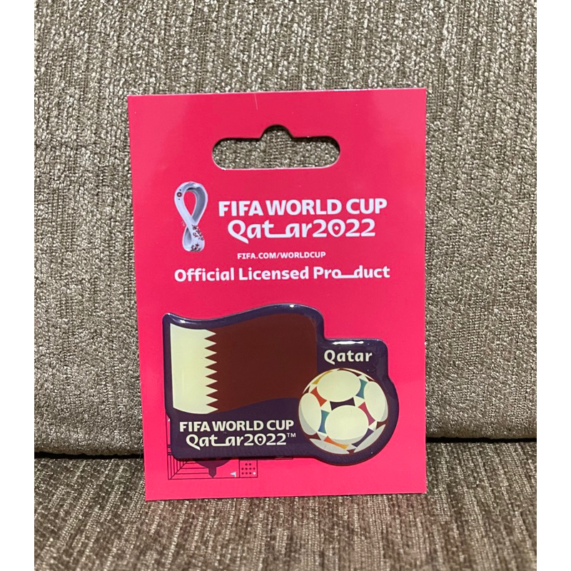 Jual Magnet Fifa world cup Qatar Limited Edition (Bendera Qatar+Bola ...