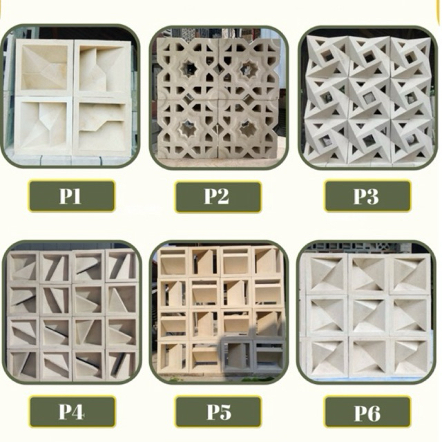 Jual Roster putih/ loster/ Loster Beton / lubang angin minimalis ...