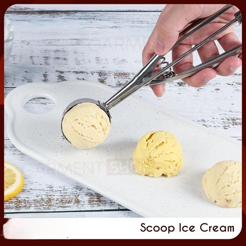 Jual ALAT SENDOK ICE CREAM BULAT SCOPE ICE CREAM STAINLESS STEEL ...
