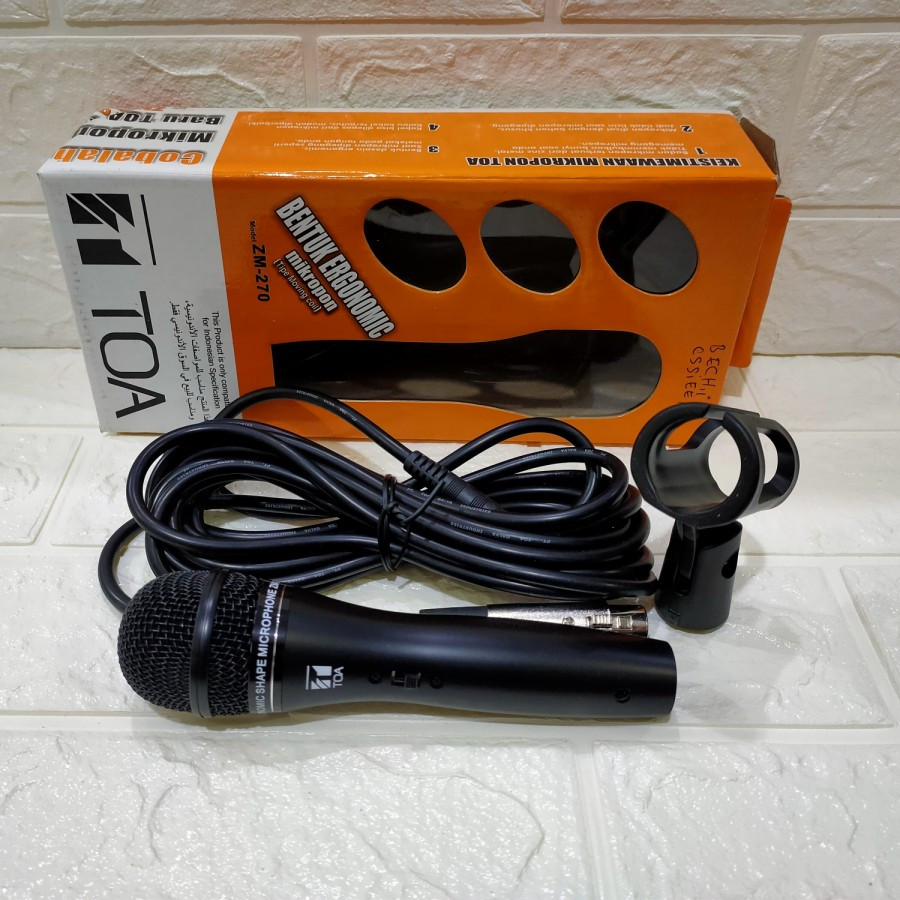 Jual TOA | Microphone Cable | ZM-270 | Shopee Indonesia
