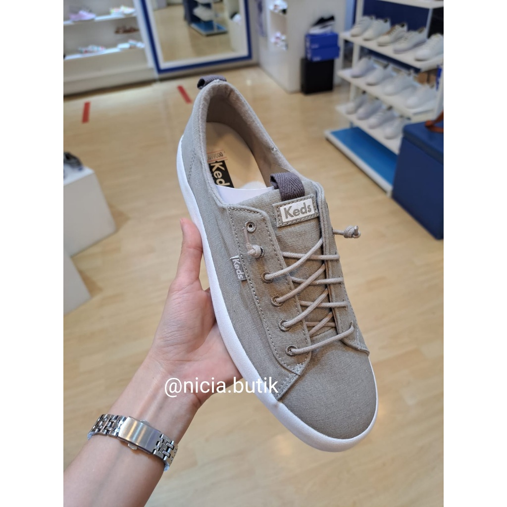 Jual sepatu keds kickback light grey | Shopee Indonesia