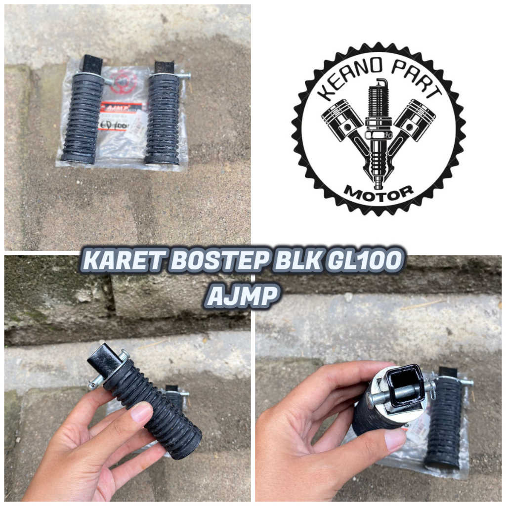 Jual KARET BOSTEP FOOT STEP BARSTEP BELAKANG GL100 CB MERK AJMP ...