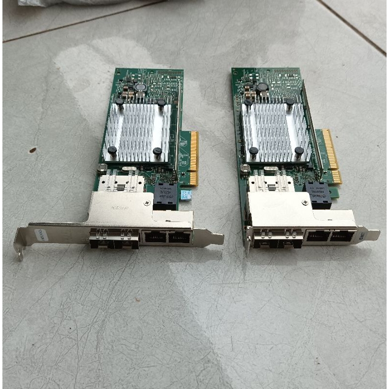 Jual Quad Port LAN Broadcom Card Dual 10G Gigabit Port SFP RJ45 ...