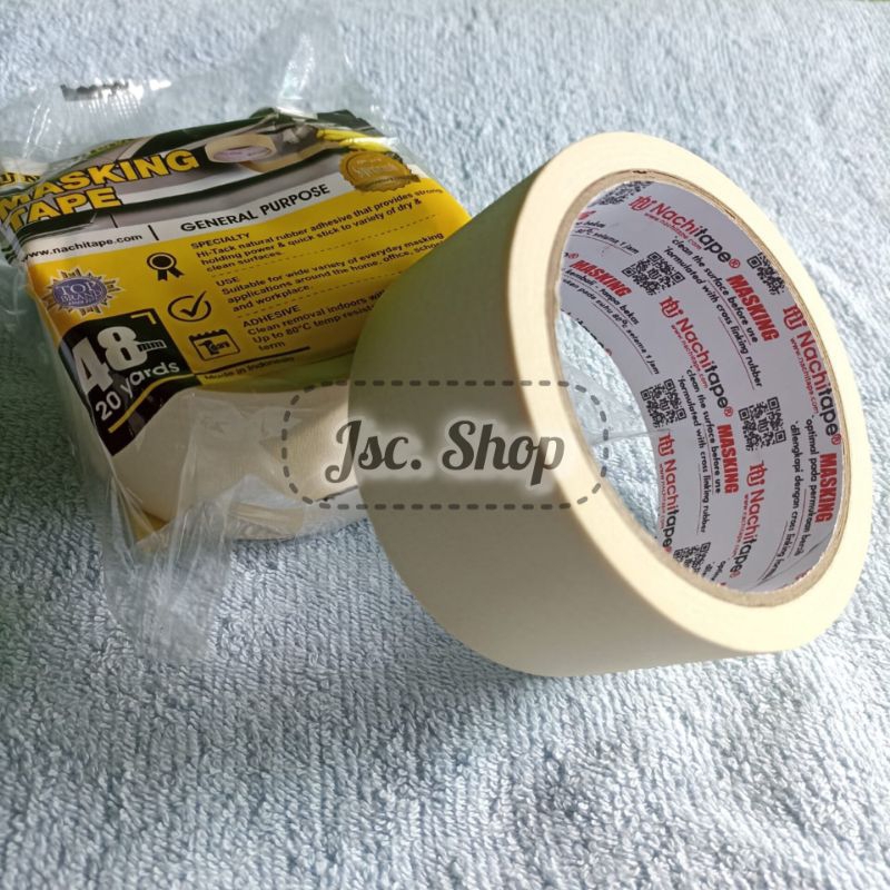 Jual Lakban Isolasi Selasiban KertasMerk NachiUkuran 1 inci & 2 inci ...