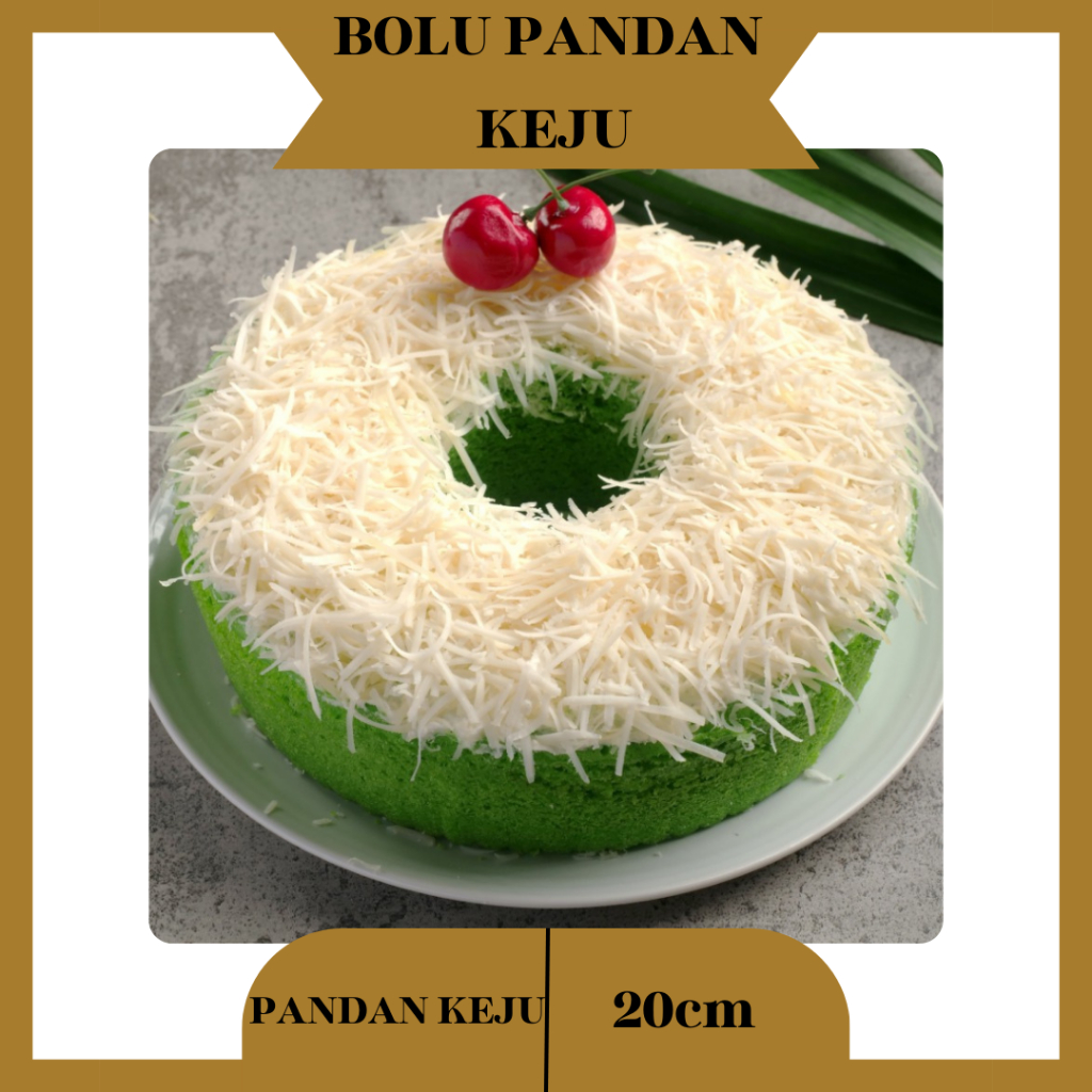 Jual Kue Bolu / Cake / Bolu Pandan / Pandan Keju / Bolu Kukus / Pandan ...