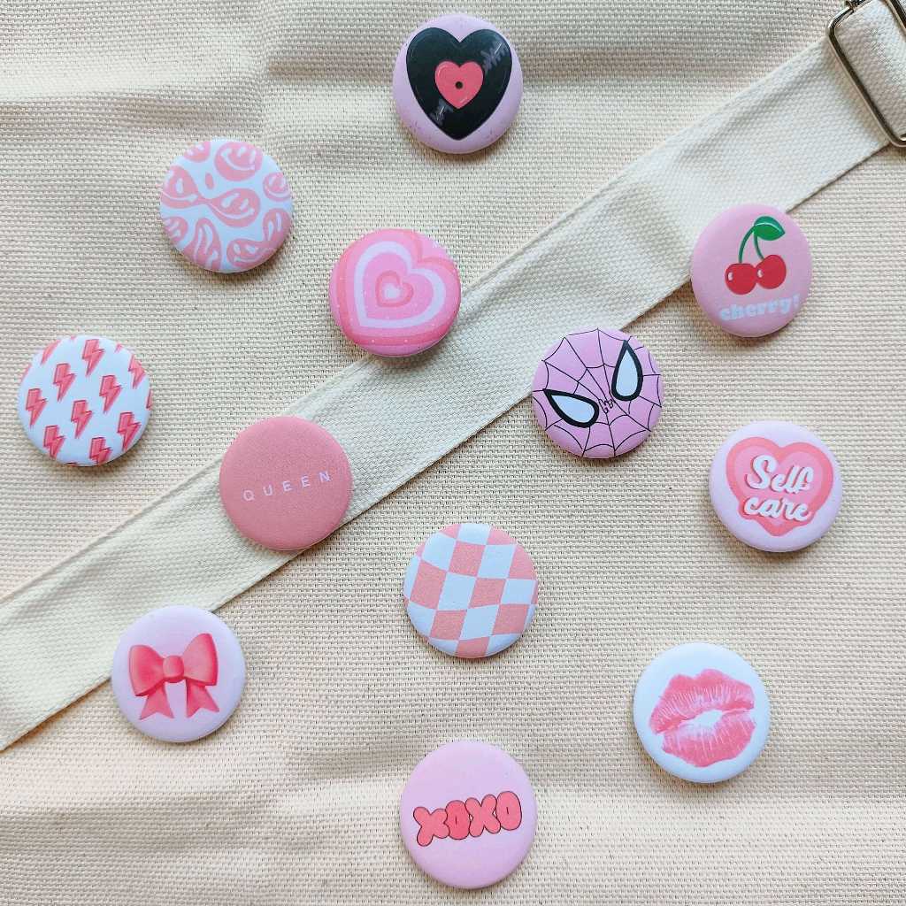 Jual PINK SERIES | PIN BUTTON | PIN BROS PIN TAS | JUMPSUIT BROS ...