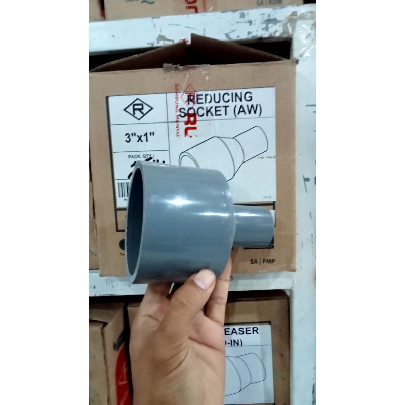 Jual REDUCING SOCKET AW 3"X1"/FITTING PIPA PVC RUCIKA/REDUCING SOCKET R ...