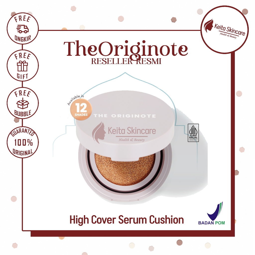 Jual The Originote High Cover Serum Cushion 13gr | The originote ...