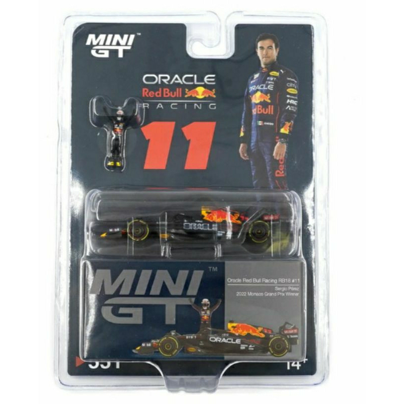 Jual mini gt 551 oracle red bull racing rb18 #11 sergio perez blister ...