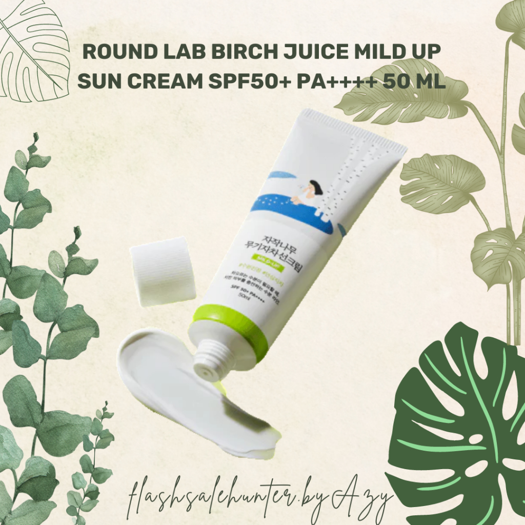 Jual Round Lab Birch Juice Moisturizing Mild Up Sun cream SPF50+ PA ...