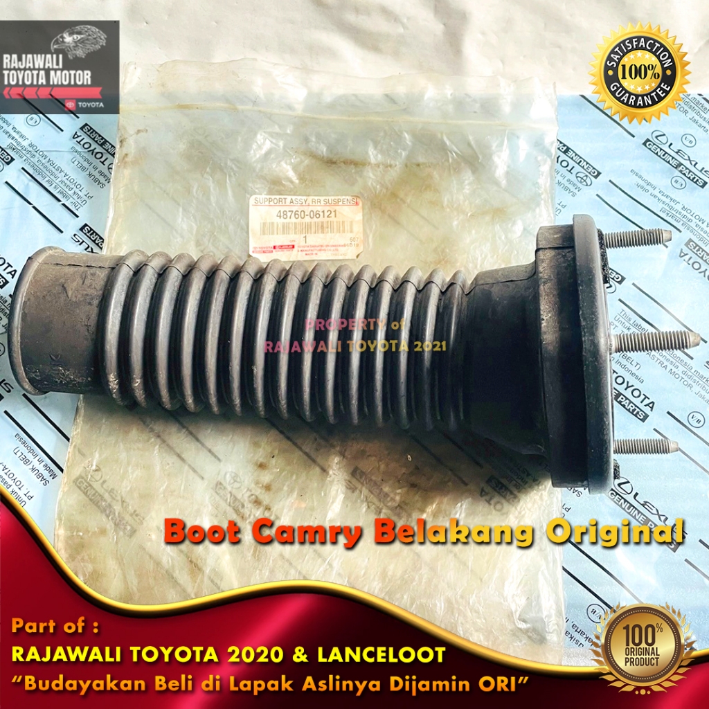 Jual Support Shock Camry 2006-2012 Kiri & Kanan Shockbreaker Karet Boot ...