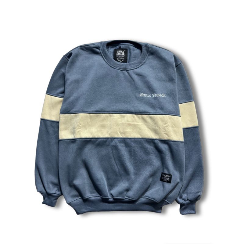 Jual ONIXE INSIDE Sweater Pria Wanita Crewneck Kombinasi Original ...