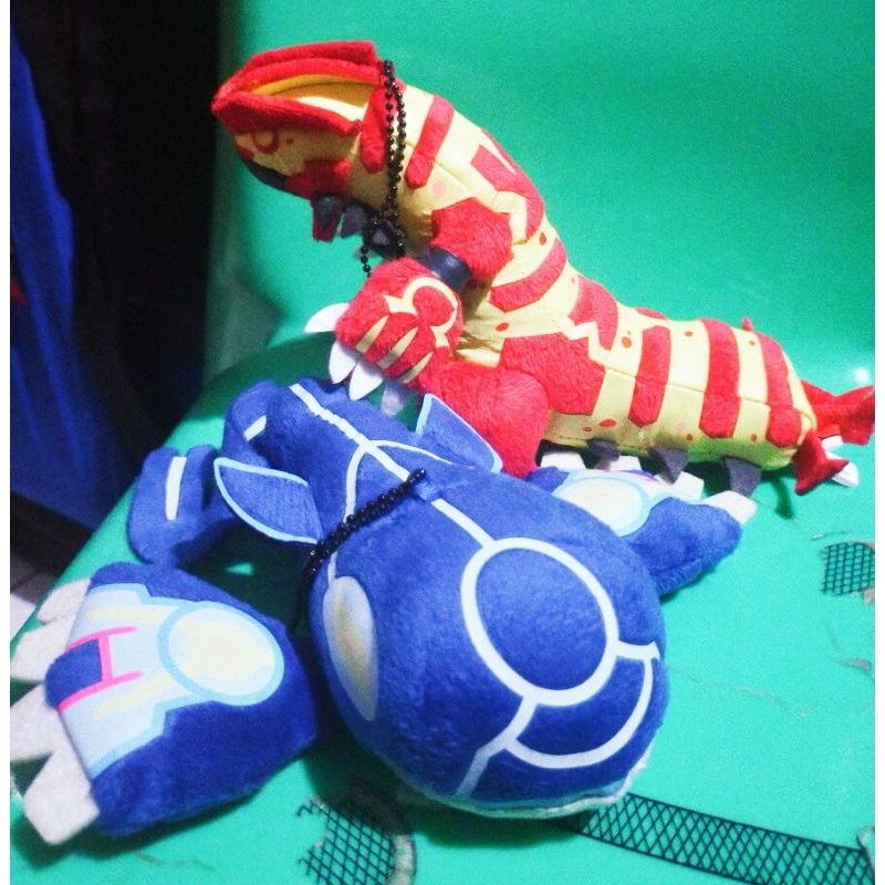 Jual [SET] boneka/mascot pokemon primal kyogre + primal groudon ...