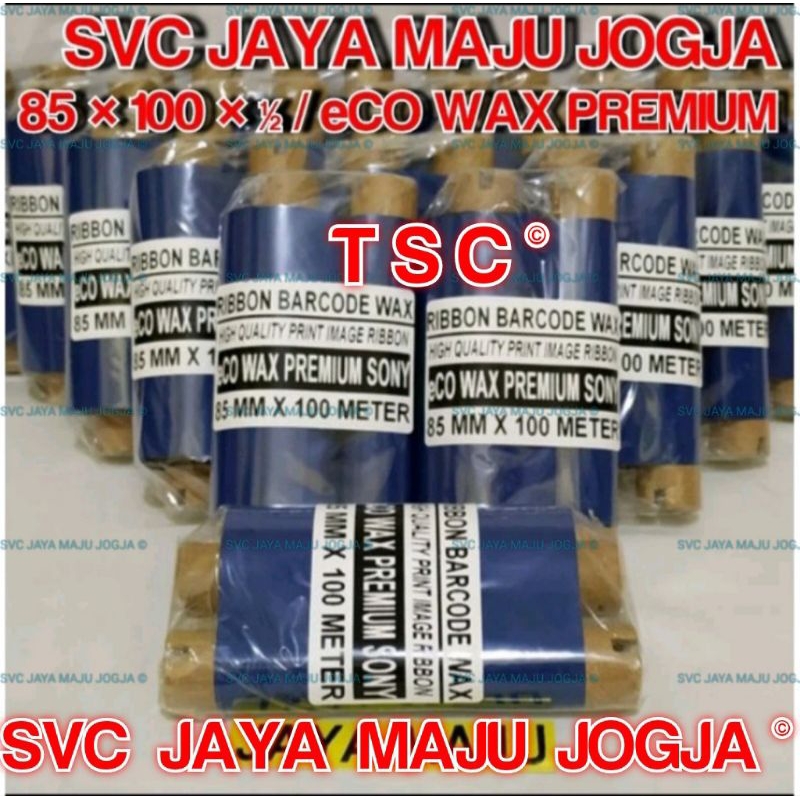 Jual [ TSC ] 85 MM X 100 M SONY eCO PREMIUM WAX - FACE OUT || CORE ½ ...