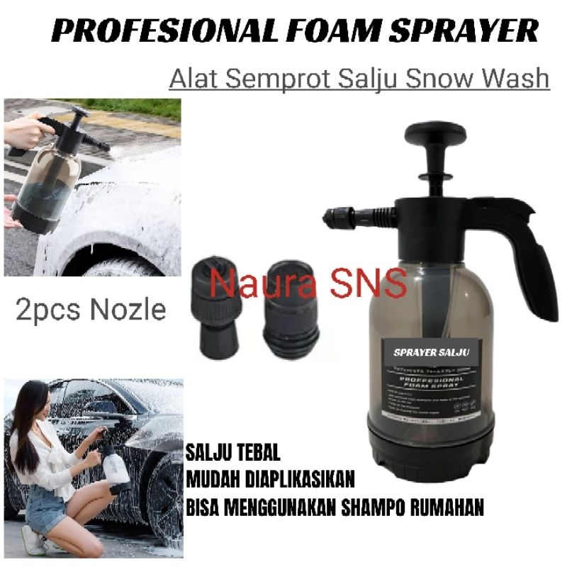 Jual Alat Semprot Snow wash cuci mobil motor Salju Melimpah Tabung 2L ...