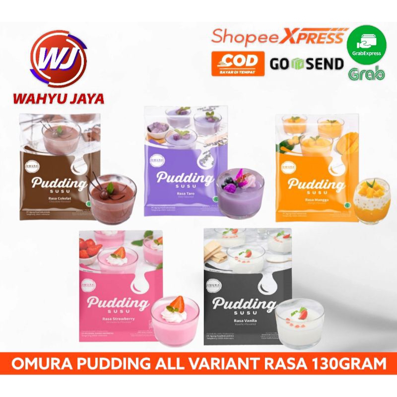 Jual OMURA PUDDING SUSU ALL VARIANT RASA UK.130GRAM | Shopee Indonesia