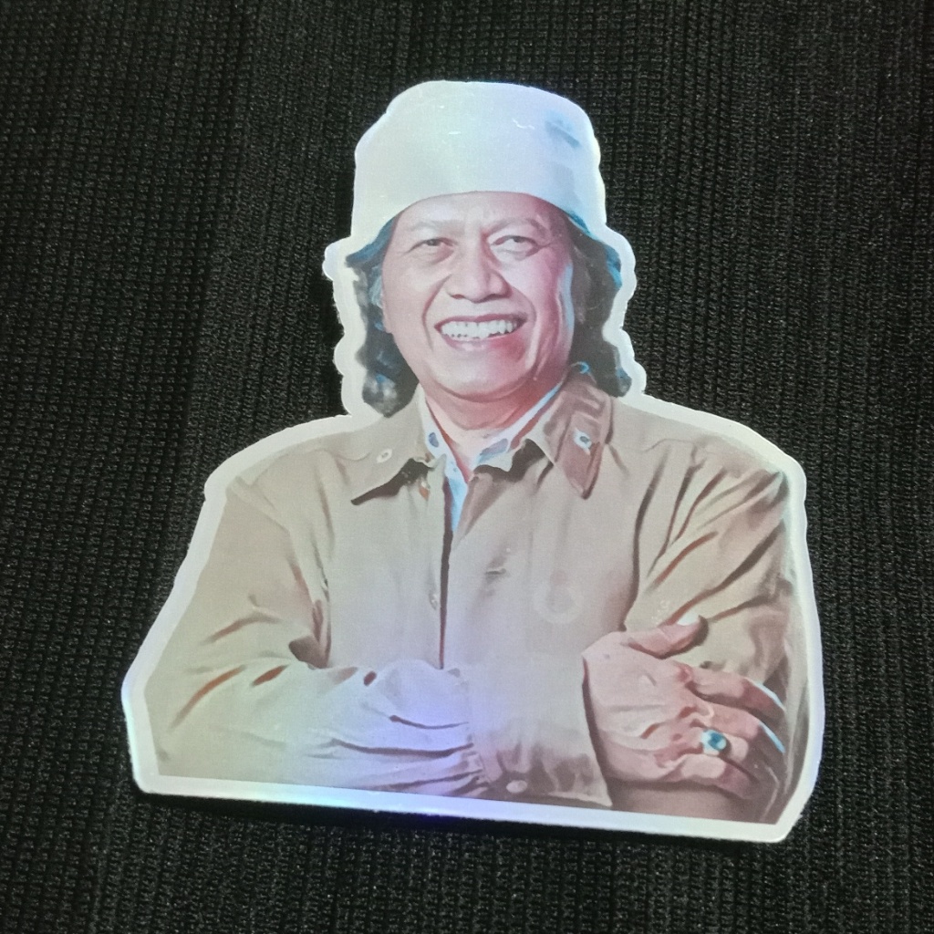 Jual Stiker Hologram Cak Nun Mbah Nun Emha Ainun Nadjib Maiyah ukuran ...