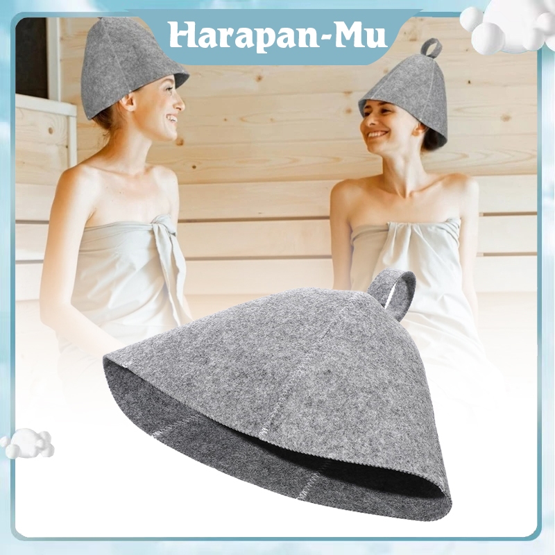 Jual Topi Sauna Anti Panas Topi Mandi Bulu Wol Tebal Cepat Kering Topi ...