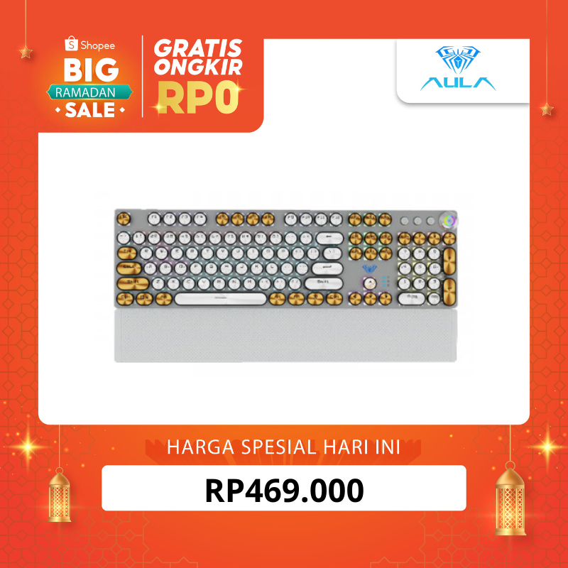Jual Keyboard Gaming Multimedia Mechanical AULA F2088 - Keycaps model ...
