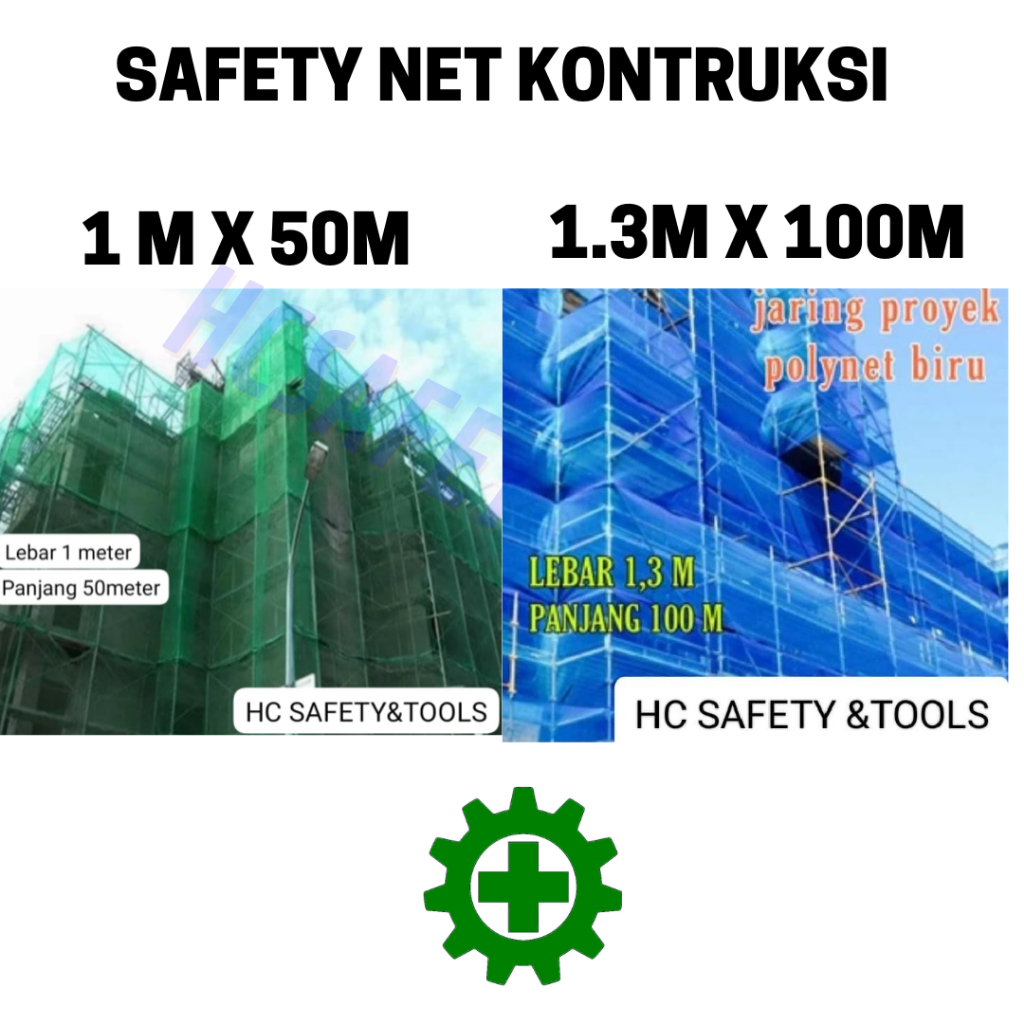 Jual Safety Nett Kontruksi / Jaring Proyek Hijau & biru | Shopee Indonesia