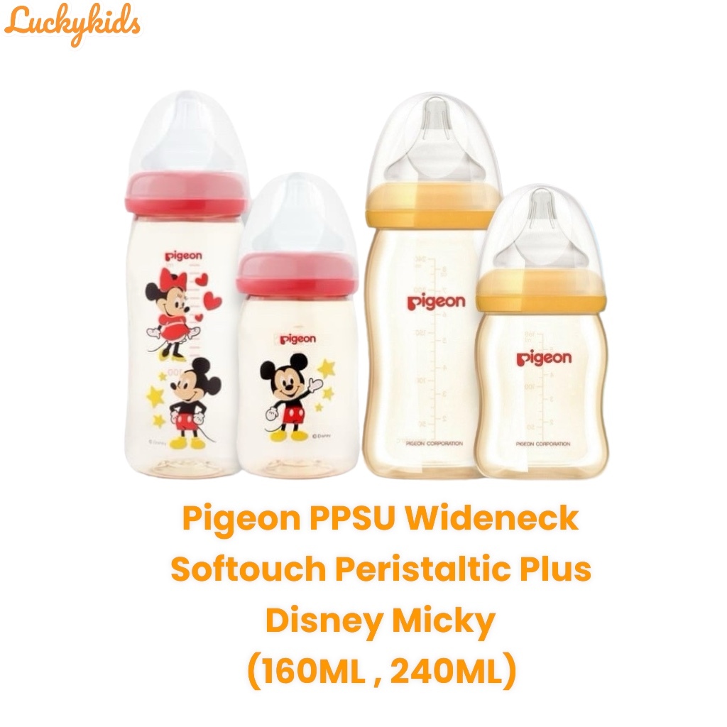 Jual Pigeon PPSU Wide Neck Bottle/Botol Susu SofTouch Peristaltic PLUS PPSU 240ml | Shopee Indonesia