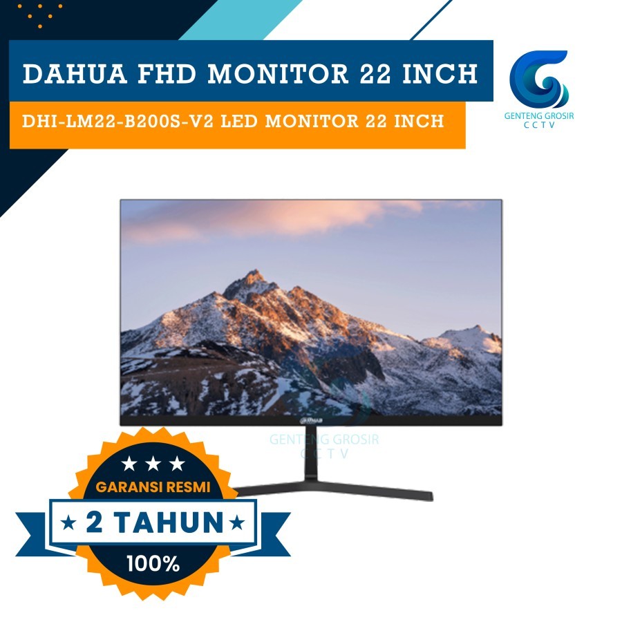 Jual Monitor Dahua LED 22 Inch DHI LM22 B200S V2 HDMI VGA Murah dan ...