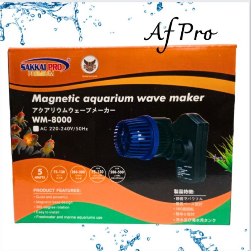 Jual SAKKAI PRO WM 8000 MAGNETIC AQUARIUM WAVE MAKER ARUS OMBAK | Shopee Indonesia