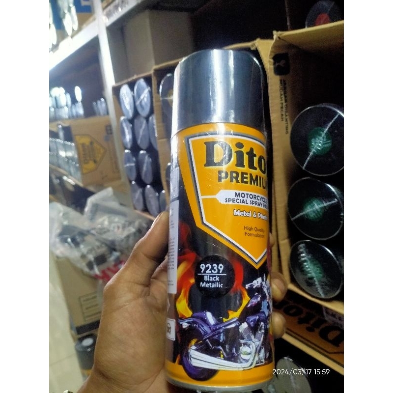Jual Diton Premium 9239 BLACK METALLIC / HITAM METALLIC / Cat Velg ...