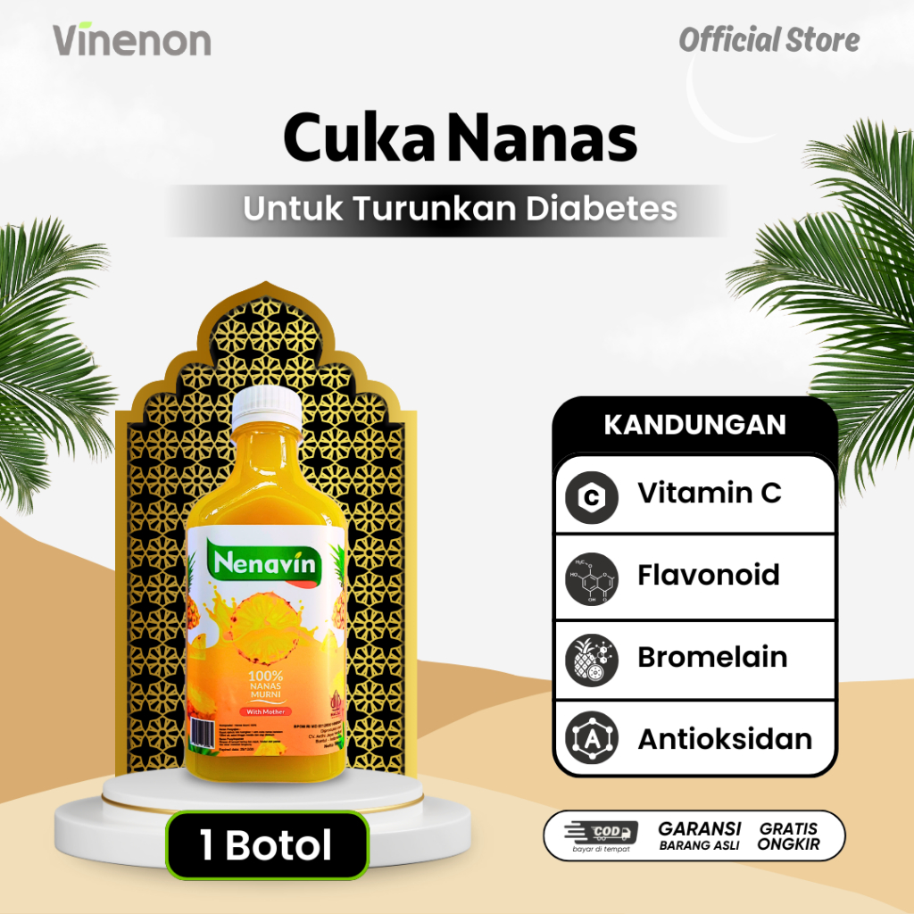 Jual NENAVIN - Cuka Nanas Asli Tanpa Campuran Air dan Gula - Minuman ...