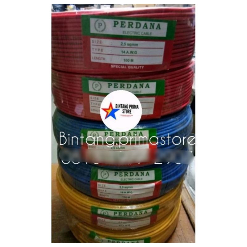 Jual Kabel NYAF Serabut Merk Perdana Pulung Daisaku 2.5mm / 2,5mm Meteran / Eceran | Shopee ...