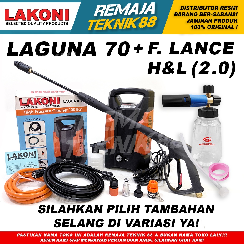 Jual LAKONI LAGUNA 70 / MESIN STEAM CUCI MOBIL MOTOR / JET CLEANER ...