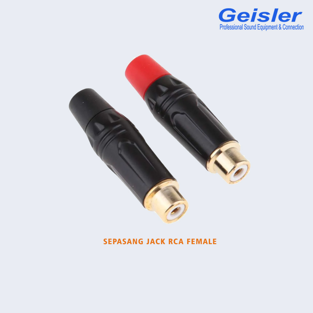 Jual Jack RCA Female BK -Harga 1 Pasang (2 pcs) | Shopee Indonesia