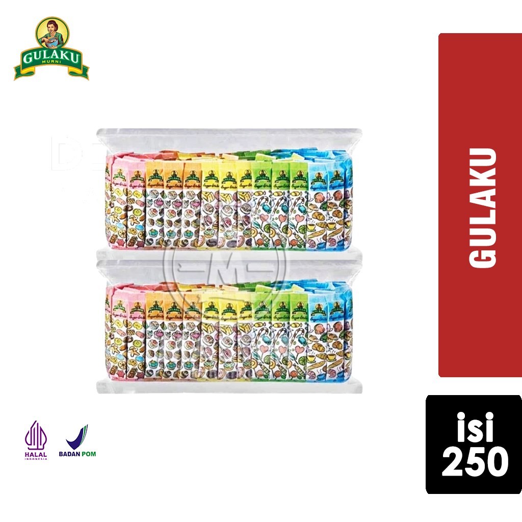 Jual Gulaku Stick Gula Pasir Sachet 8gr [2 Pack isi 250] | Shopee Indonesia