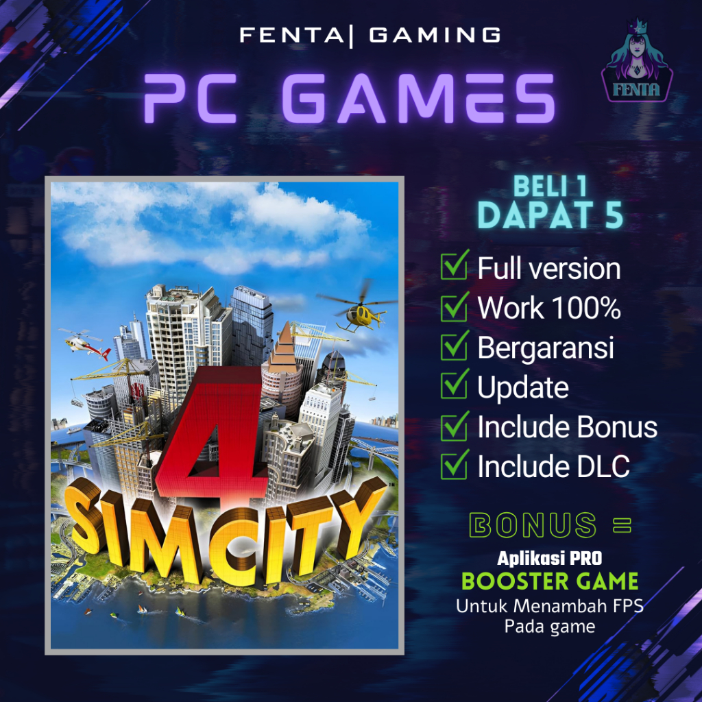 Jual SIMCITY 4 DELUXE EDITION - GAME PC - GAME LAPTOP | Shopee Indonesia