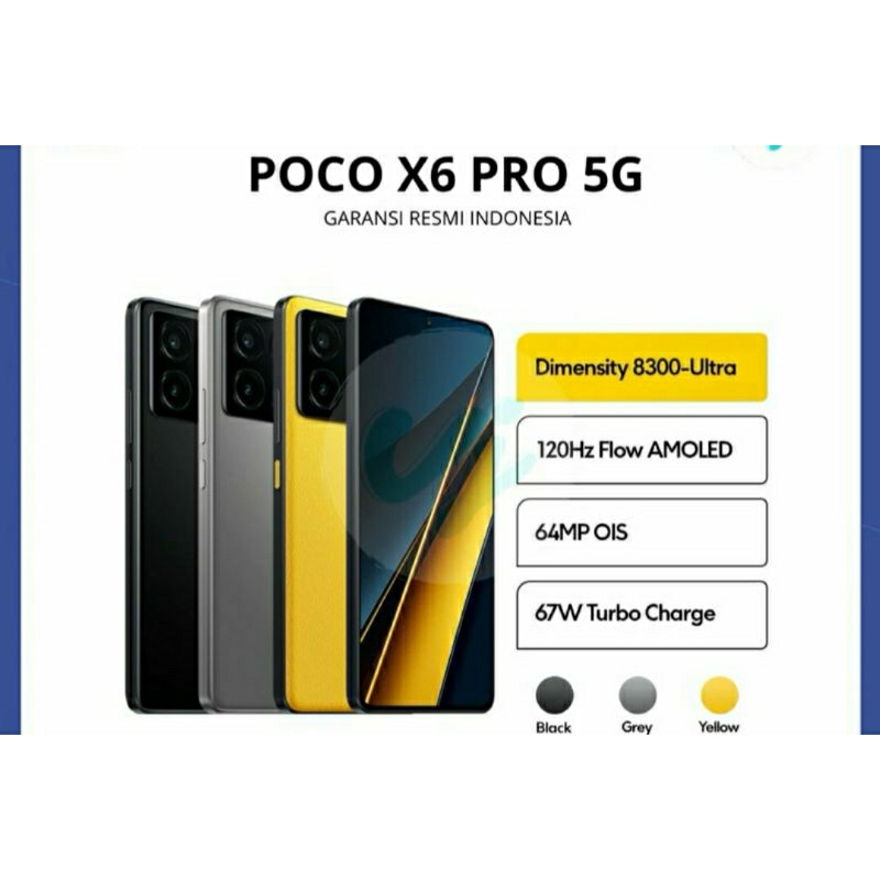 Jual XIAOMI REDMI POCO X6 PRO RAM 12/512GB TERBARU DAN BERGARANSI RESMI ...