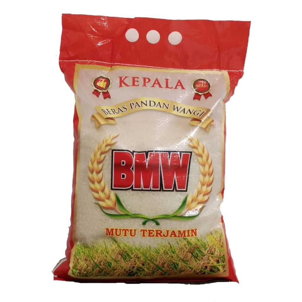 Jual Beras Pandan Wangi BMW Merah 5 kg | Sumber Pangan | Shopee Indonesia