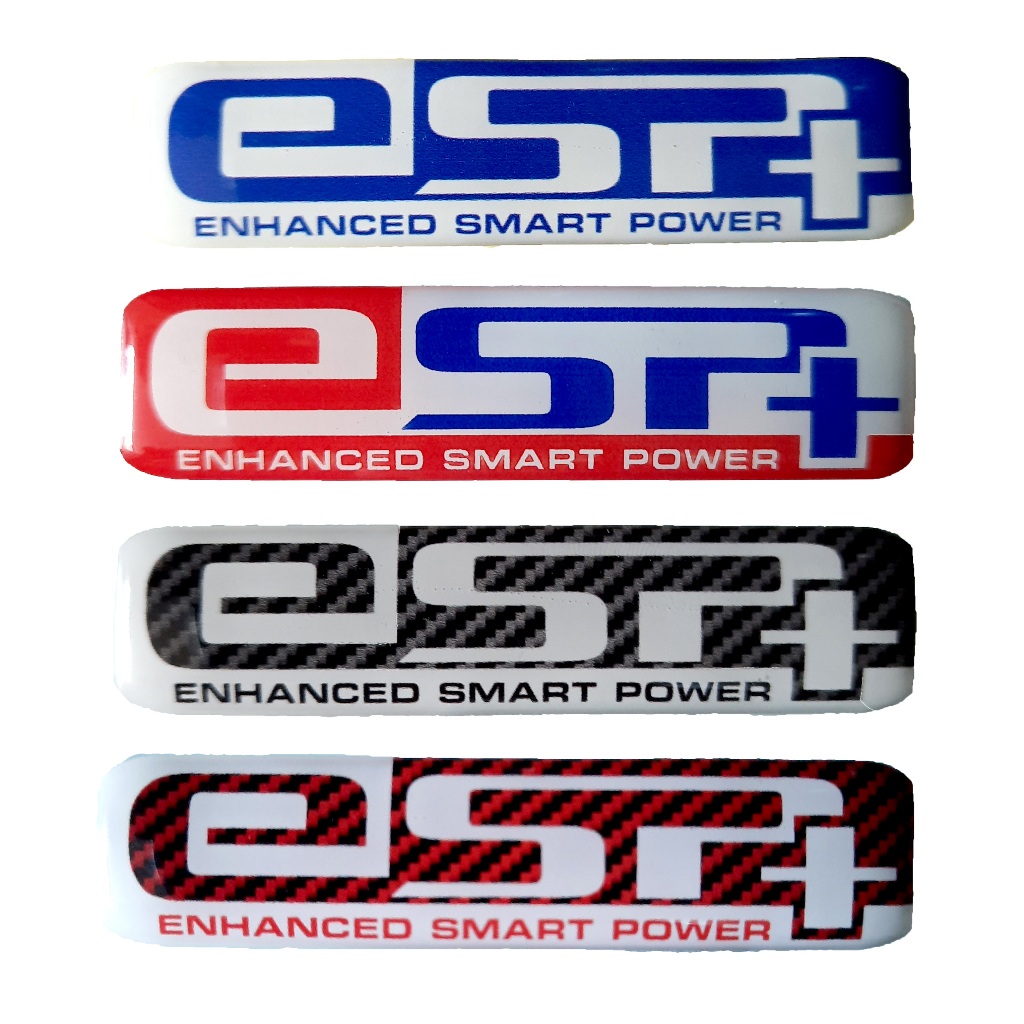 Jual Stiker Emblem eSP+ Timbul / Stiker Emblem eSP+ / Enhanced smart ...