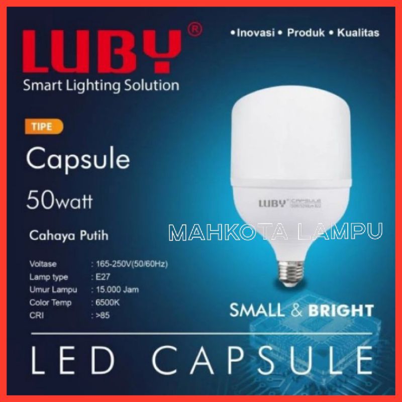 Jual LAMPU LUBY 50WATT LED CAPSULE | Shopee Indonesia
