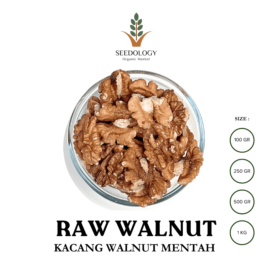 Jual Raw Walnut 500gr - Kacang Walnut Mentah | Shopee Indonesia