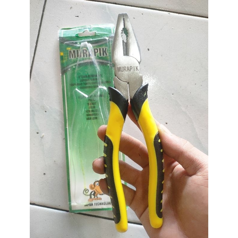 Jual Tang kombinasi 8inch MURAPIK 100% baja asli berkualitas by japan ...