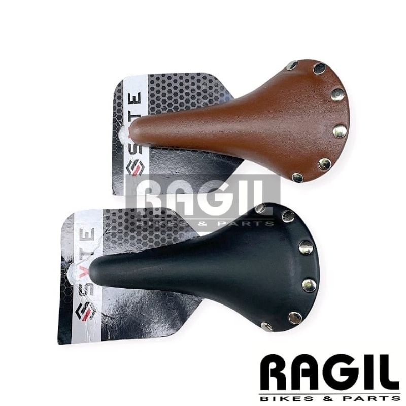Jual SADEL SEPEDA SYTE VINTAGE FEDERAL RETRO KANCING PAKU KLASIK COKLAT ...