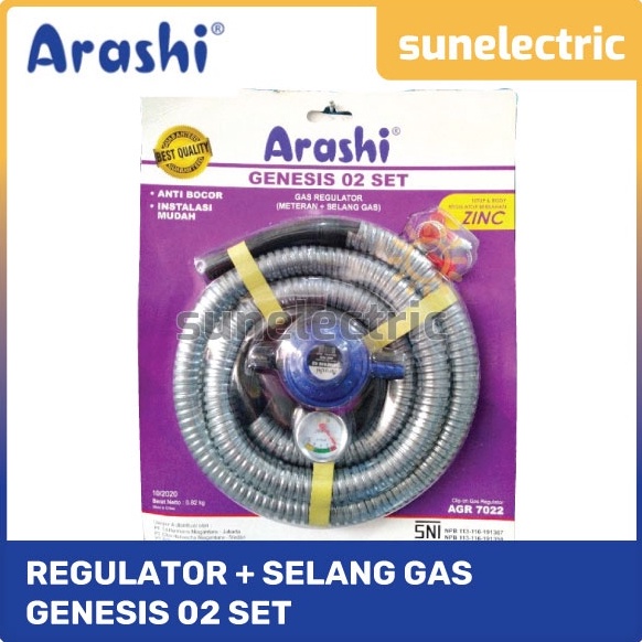 Jual Best seller Arashi Paket Selang Regulator Gas 18 Meter Anti Bocor ...