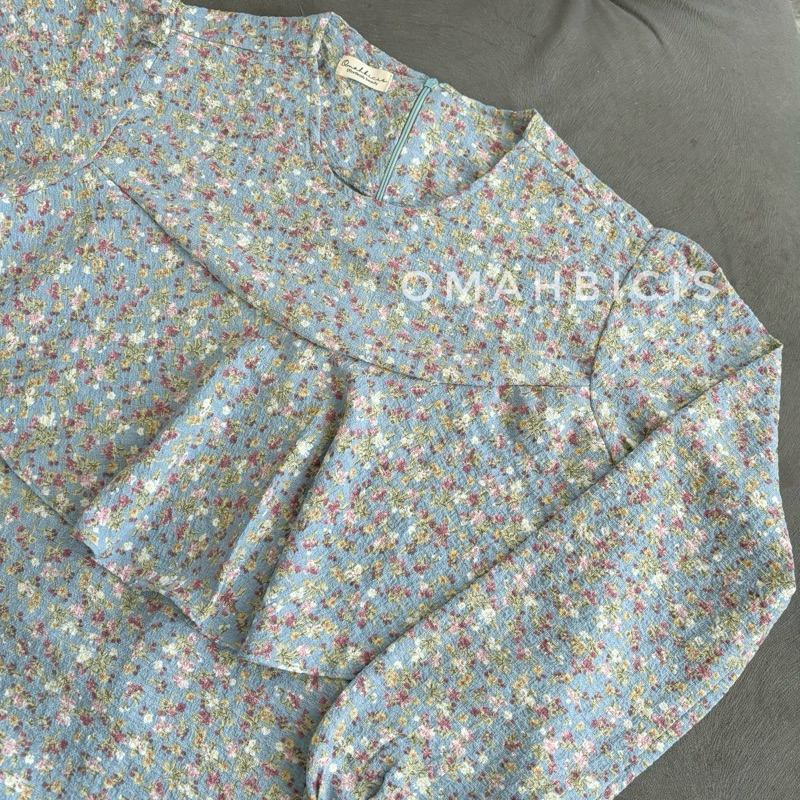 Jual Himari Dress korean vintage- Dress Korea- Dress crinkle - Dress ...